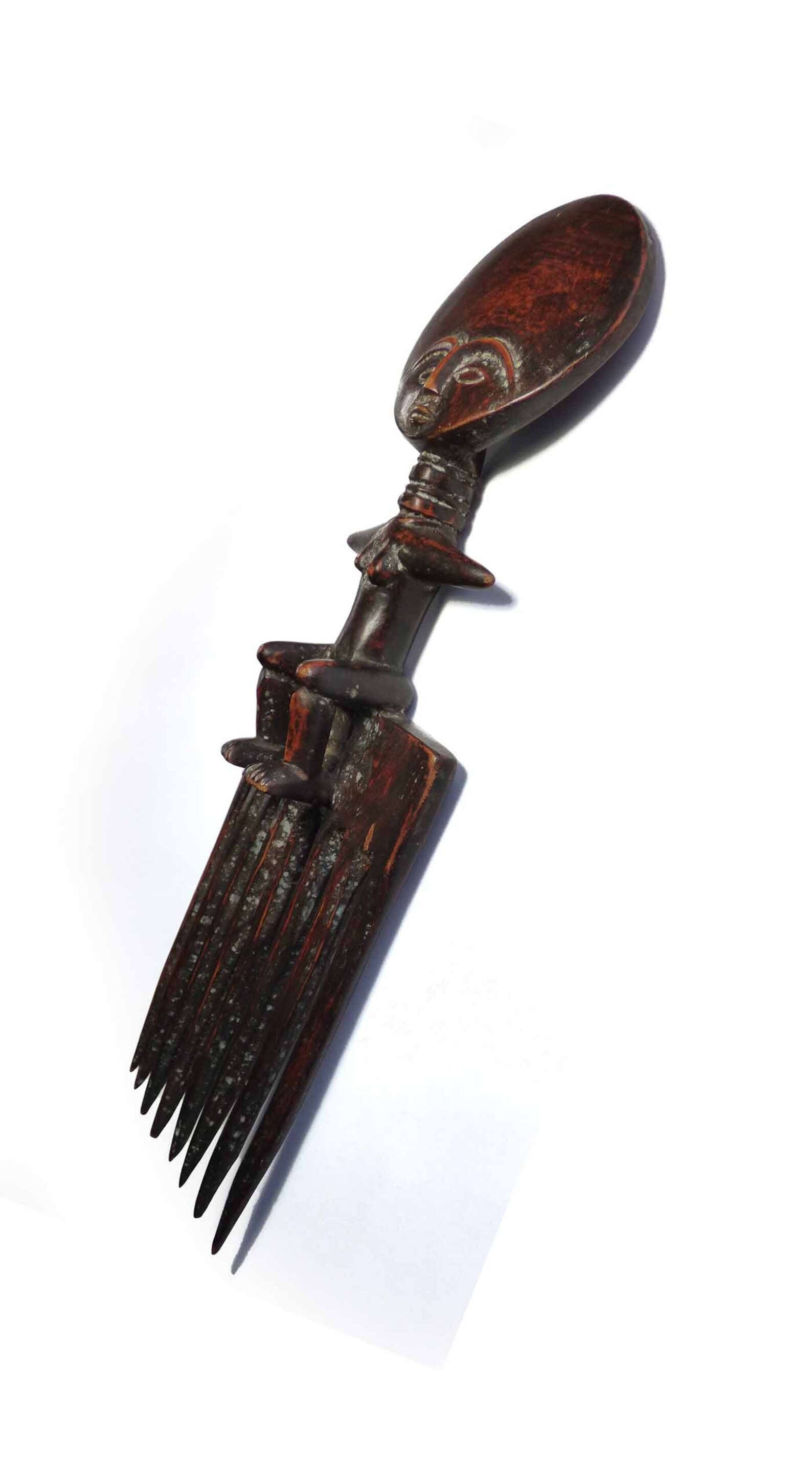 Vintage African Comb Finely Carved Hardwood Primitive Tribal - Etsy