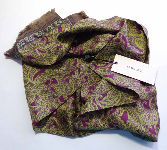 Unisex Designer LEO MAX Limited Edition All Silk Khak… - Gem