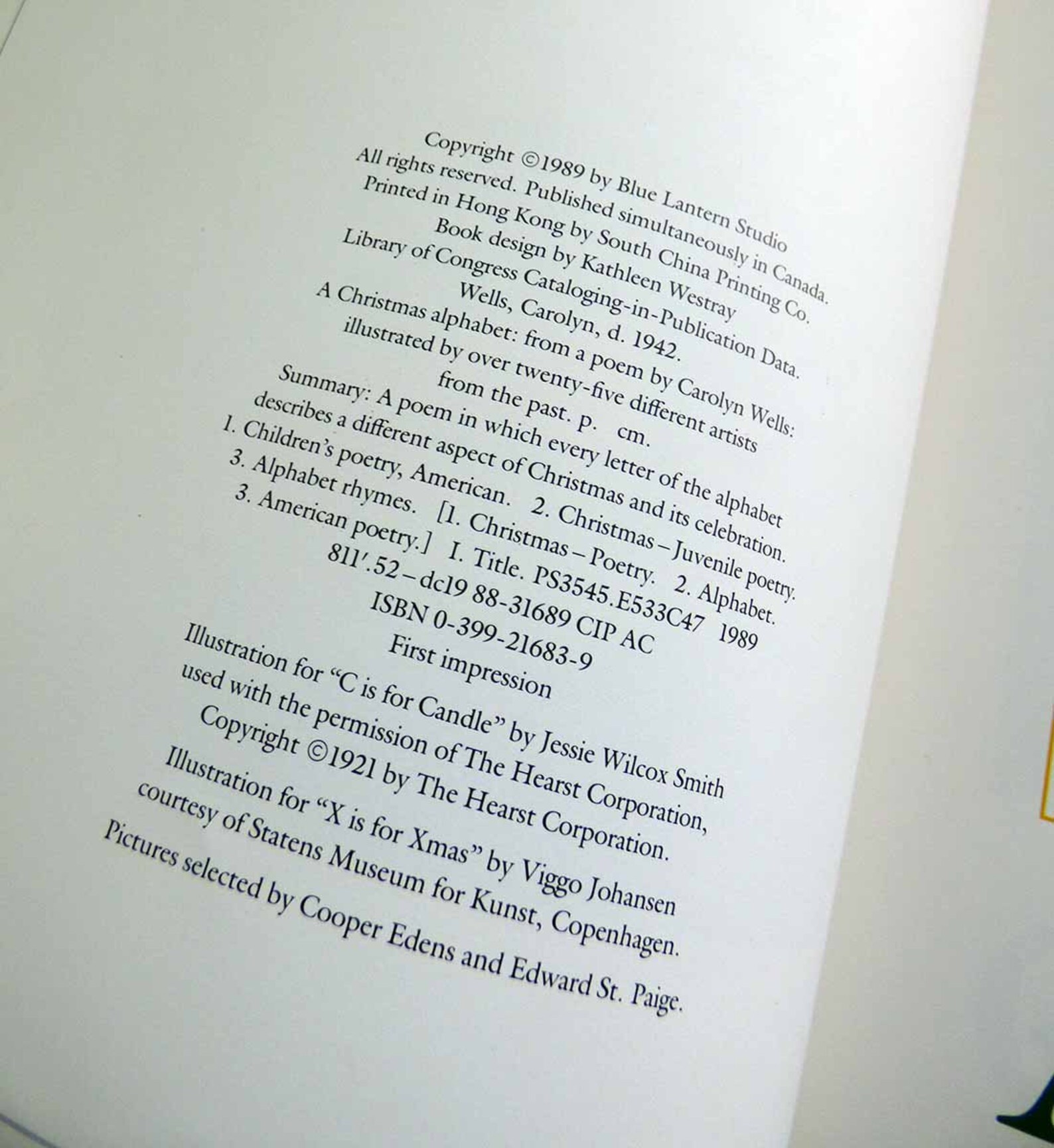 A Christmas Alphabet Poem by Carolyn Wells Illustrations - Etsy