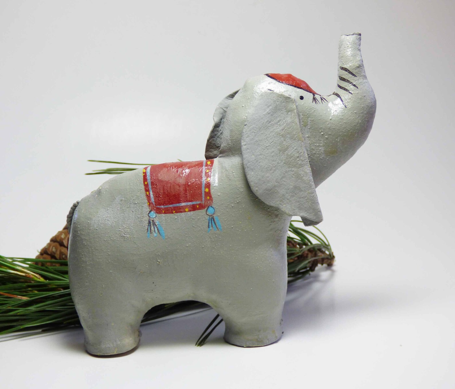 JUMBO the ELEPHANT Folk Art by Natalie Silitch of Annapolis | Etsy