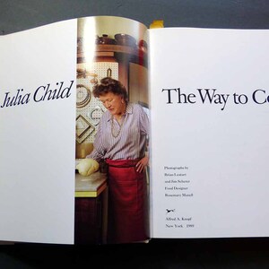 1989 the Way to Cook by Julia Child Large Hardcover W/ Dust Jacket ...