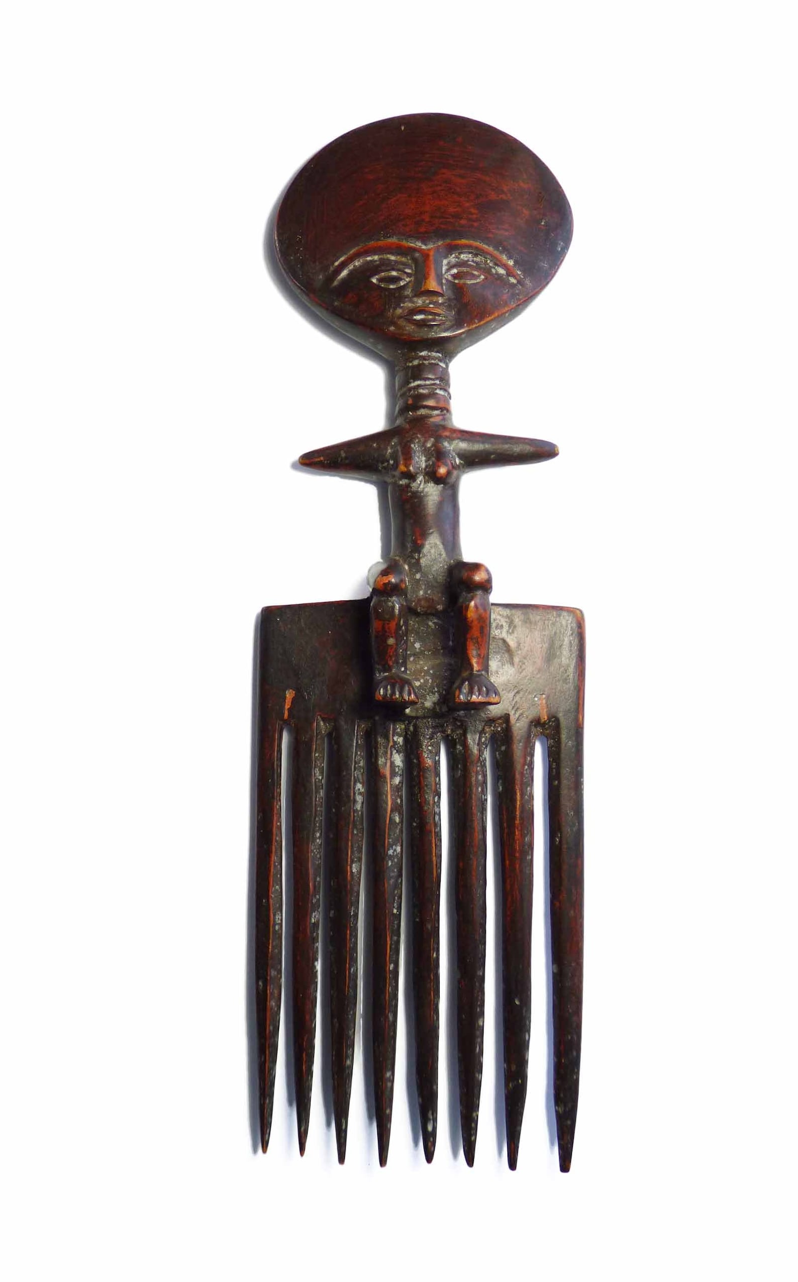 Vintage African Comb Finely Carved Hardwood Primitive Tribal - Etsy