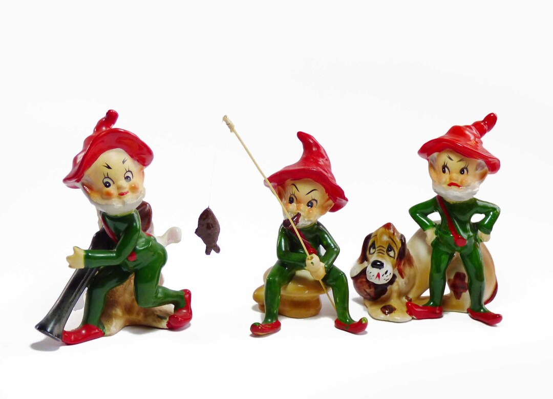 50s Four Grumpy Old Man Gnome Elf Backwoods Beverly Hillbillies Country ...