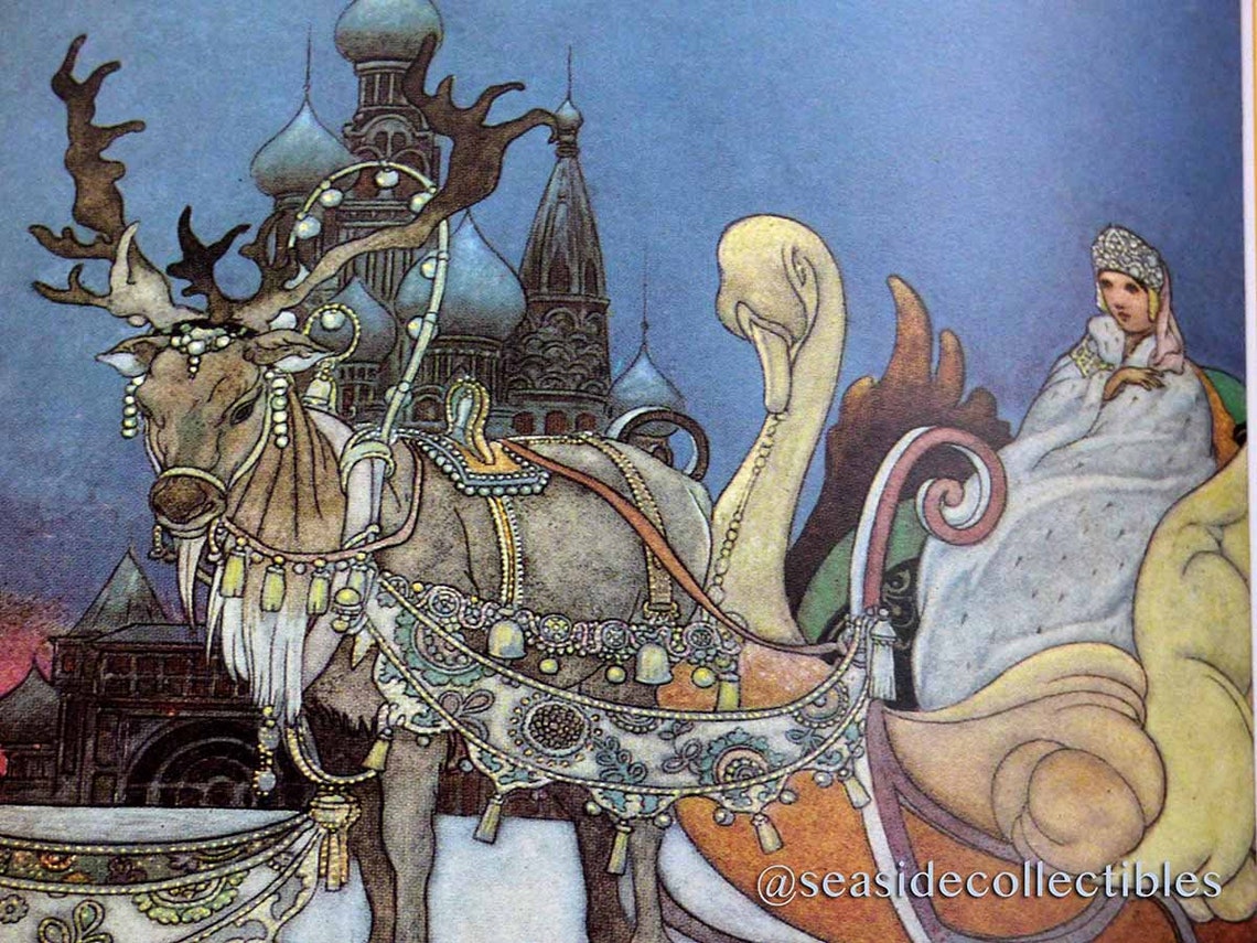 A Christmas Alphabet Poem by Carolyn Wells Illustrations - Etsy