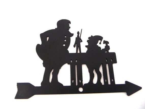 SANTA in WORKSHOP with ELF Weather Vane Iron Works Vintage | Etsy