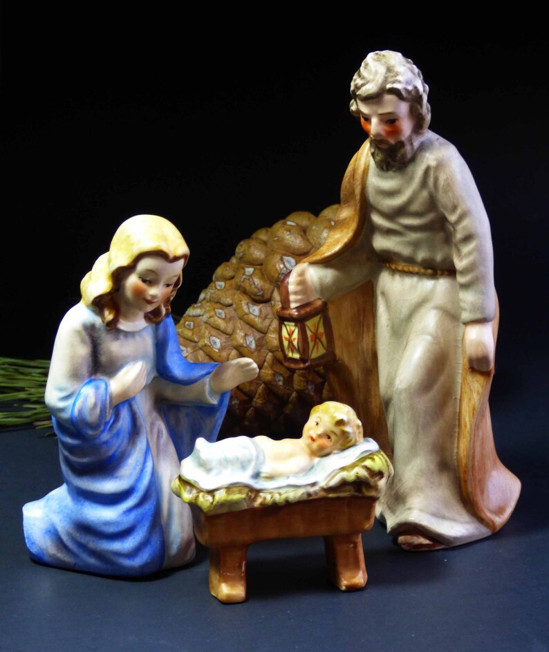 Antique 1958 Goebel Hummel Nativity Holy Family Child Jesus - Etsy