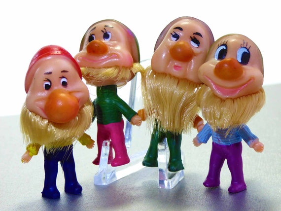 The Dwarfs of Storykins Liddle Kiddles From Disney Snow White - Etsy