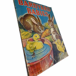 Milo Winter 1936 Barnyard Babies Merrill Publishing No 3415 First ...