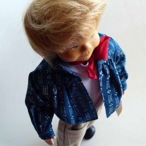 PAUL Hand Carved Wood Krahmer Puppen Kuck in Die Welt Art Doll Limited ...