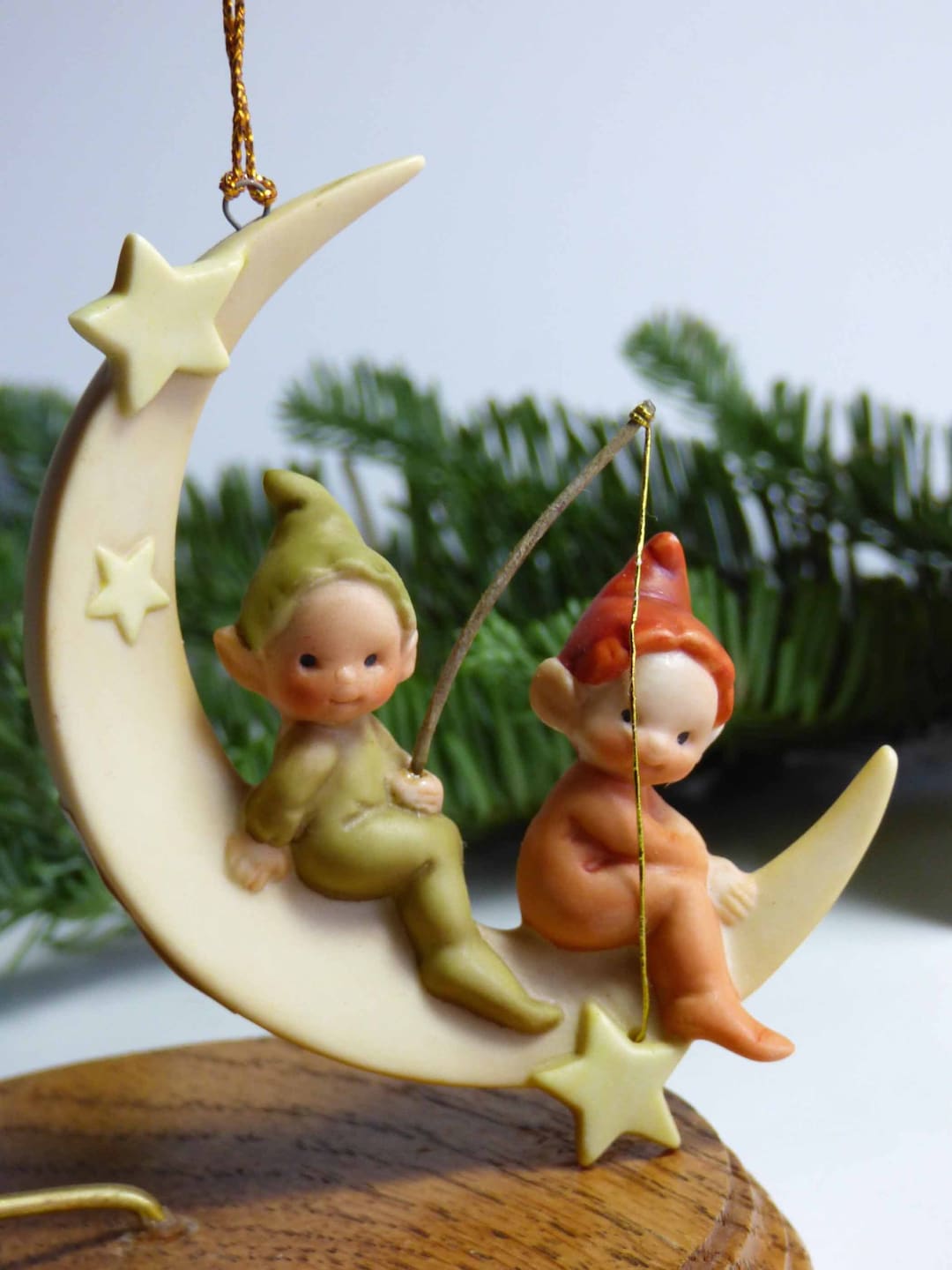 Star Fishin Boo Boo & Friend Fishing From Half Moon Vintage 1991 ...
