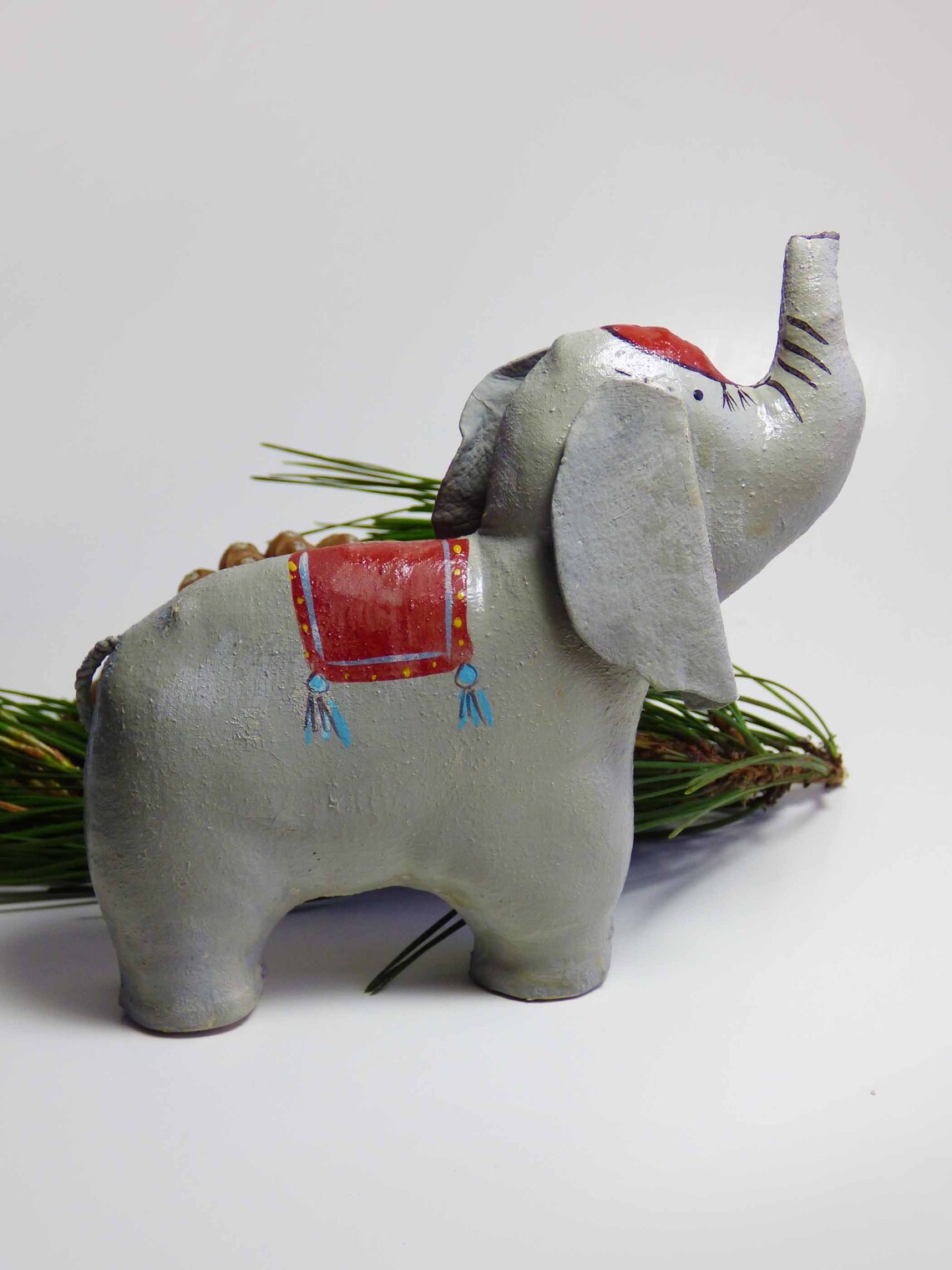 JUMBO the ELEPHANT Folk Art by Natalie Silitch of Annapolis | Etsy