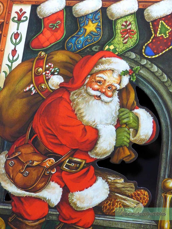Vintage 3-dimensional Pop-up Book the Night Before Christmas - Etsy