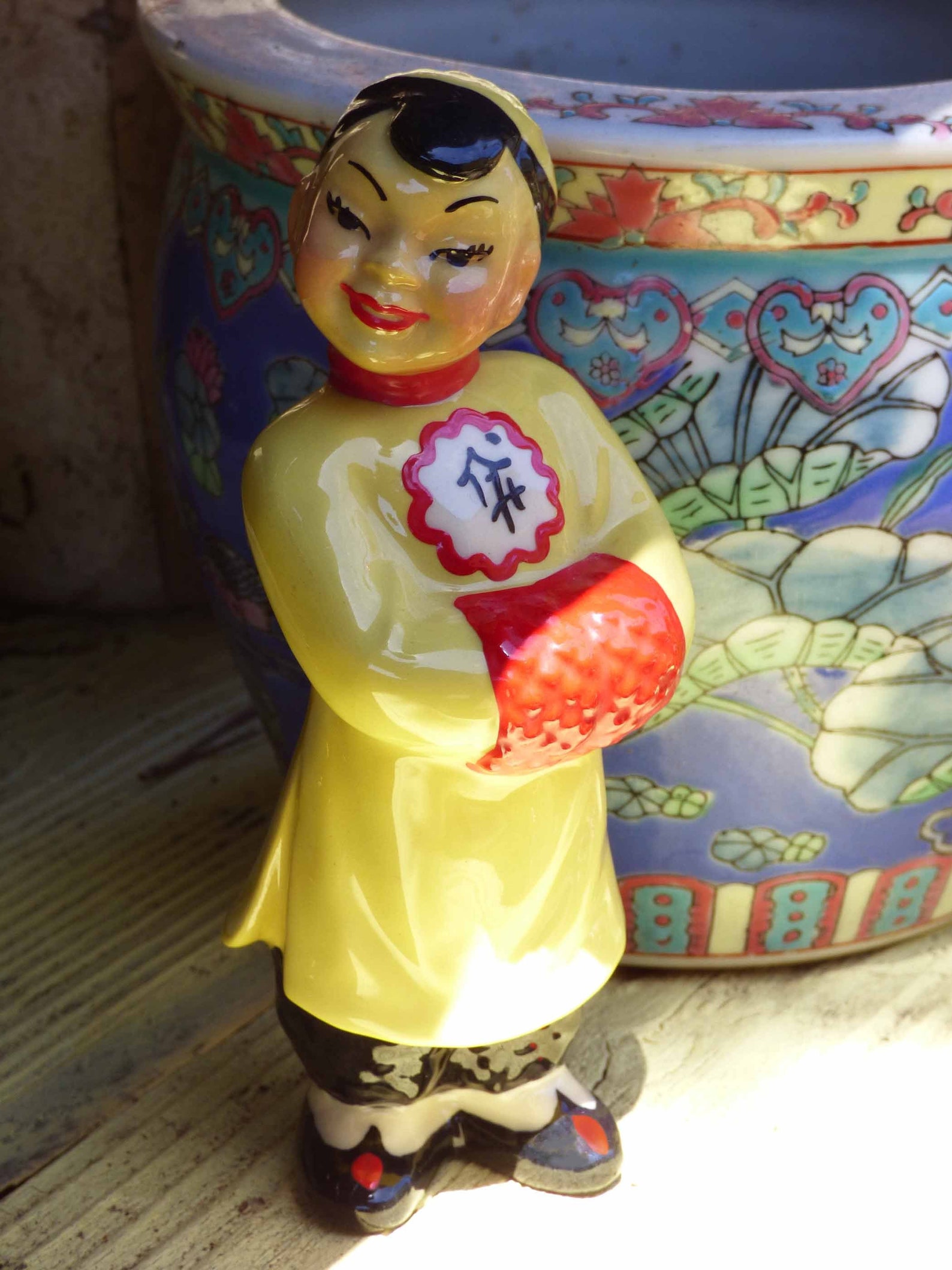 1952 Standing Sun-Li Smiling Chinese Boy w/ Long Manchu Queue | Etsy