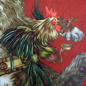 The Cat, the Fox and the Little Rooster Russian Fairy Tale Illustrated ...
