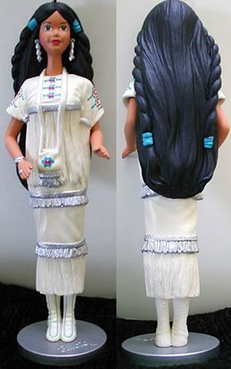 1996 Vintage Native American Barbie Hallmark's Keepsake - Etsy