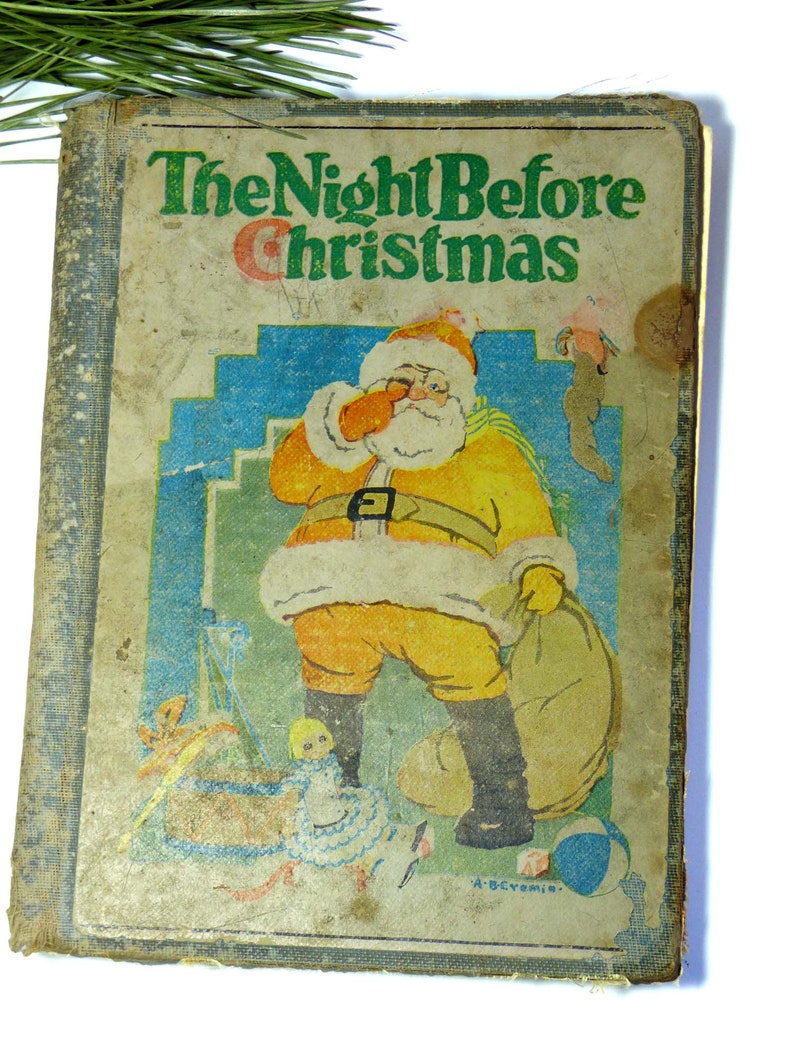 1908 the Night Before Christmas or A Visit From St. Nick & - Etsy