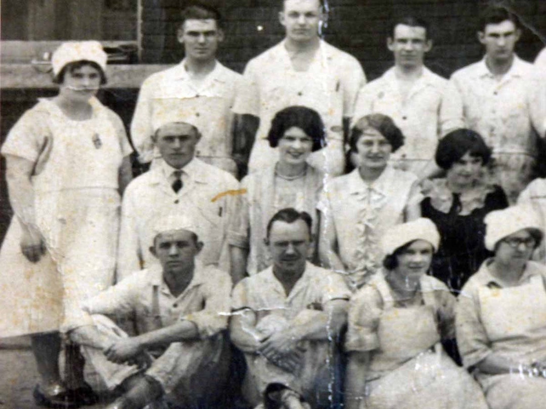 Large 1927 Family Bakery Wait Staff Managers Drivers Bakers Delivery ...