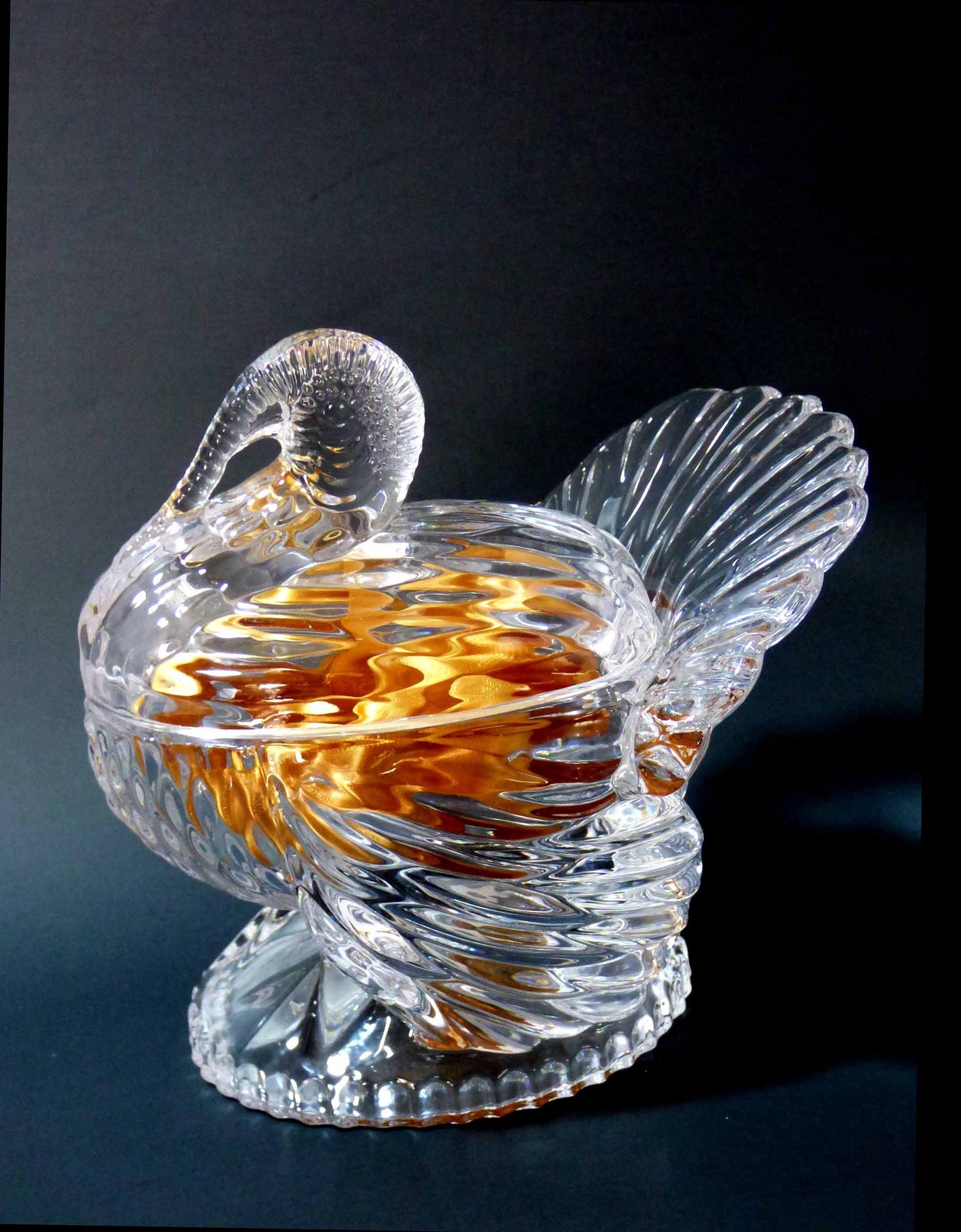 Large Crystal Turkey Shannon Crystal Designs of Ireland Turkey - Etsy