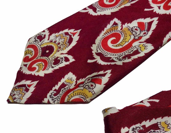 Early 1940s Fire Starter Necktie Made in California b… - Gem