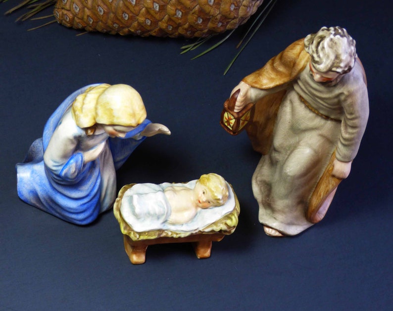 Antique 1958 Goebel Hummel Nativity Holy Family Child Jesus - Etsy