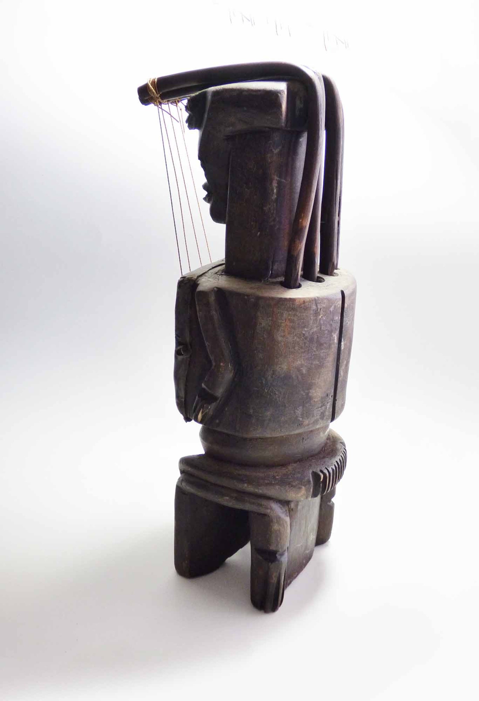 Ngombi Harp Fang Kelo People Harp GABON Africa Seated Woman | Etsy