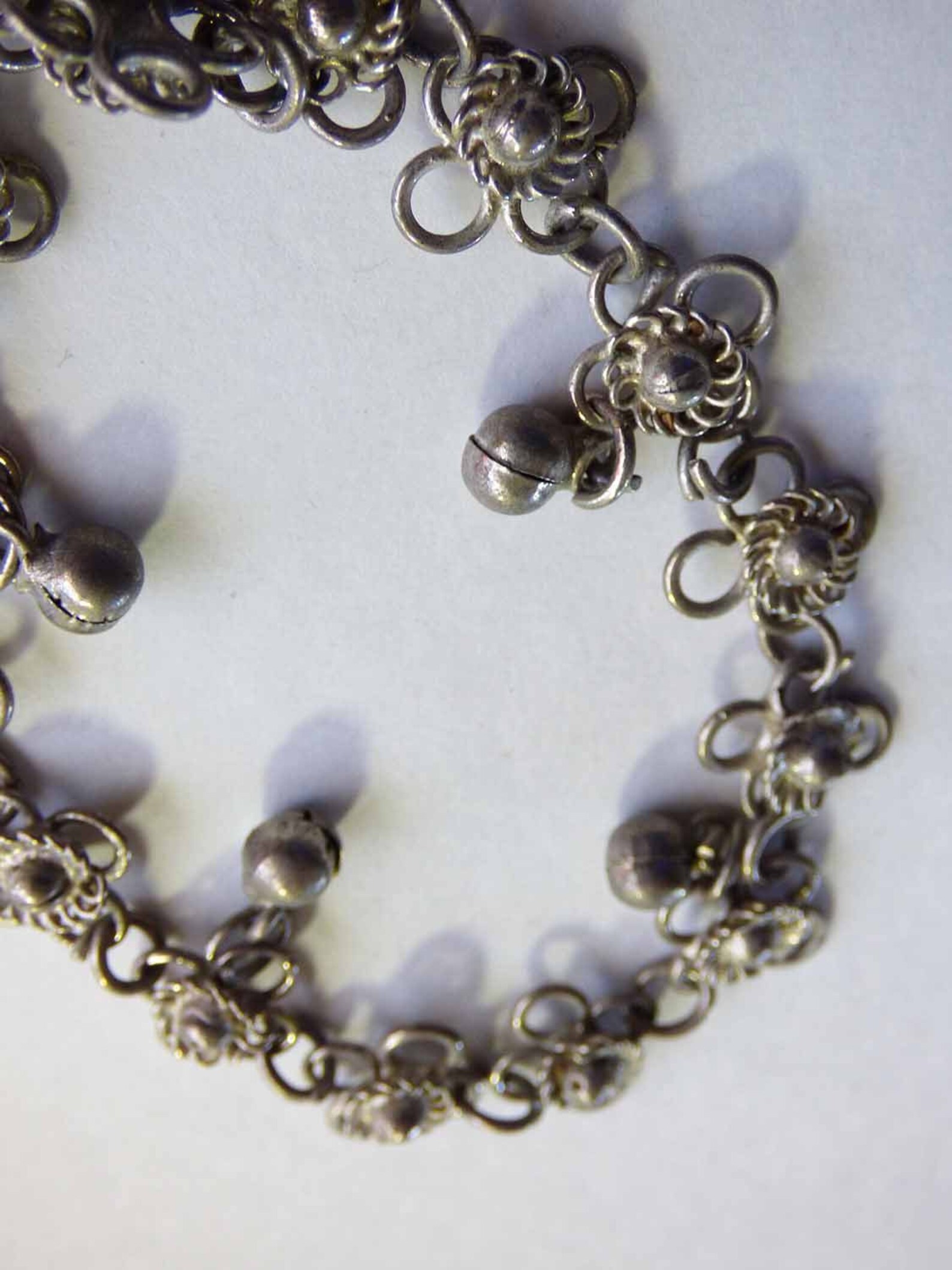 Vintage German Silver Tiny Bell Anklet Belly Dancer Chiming - Etsy