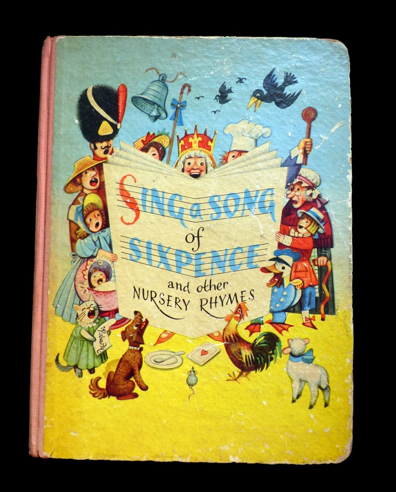 1960 Sing a Song of Sixpence and Other Nursery Rhymes - Etsy