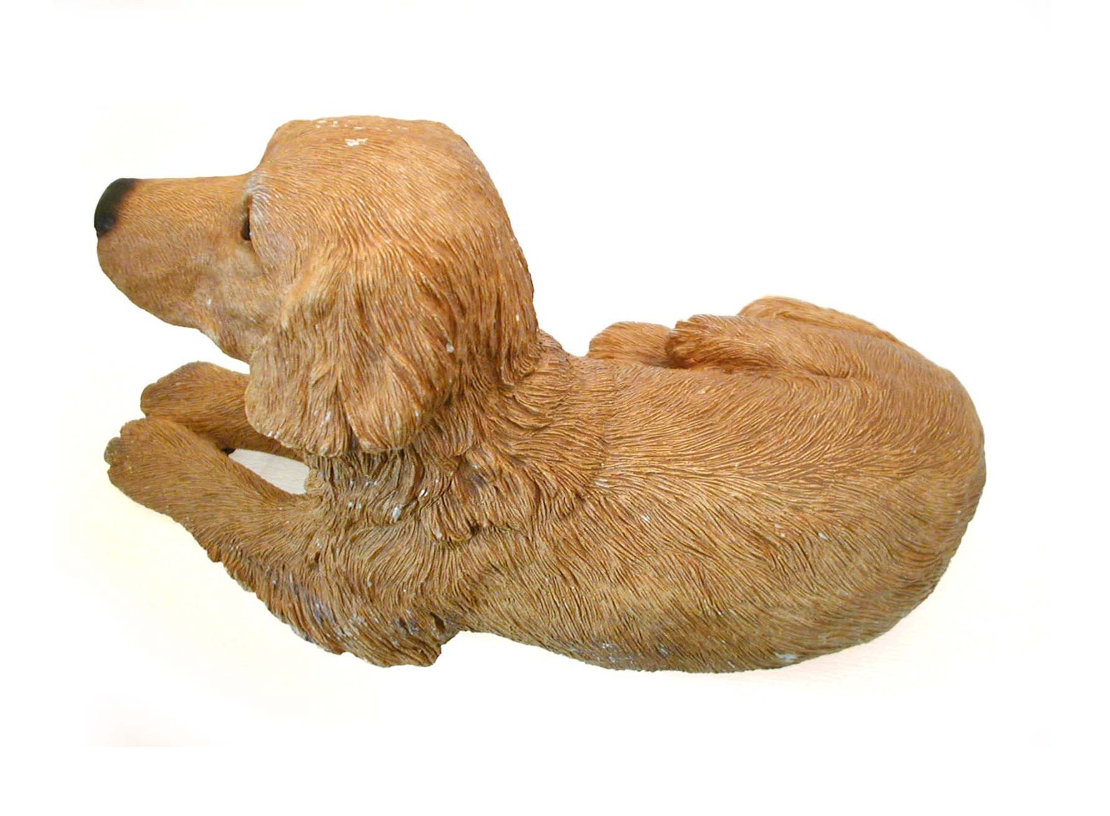 Large VINTAGE Sandicast Seated Yellow Labrador Retriever Puppy | Etsy