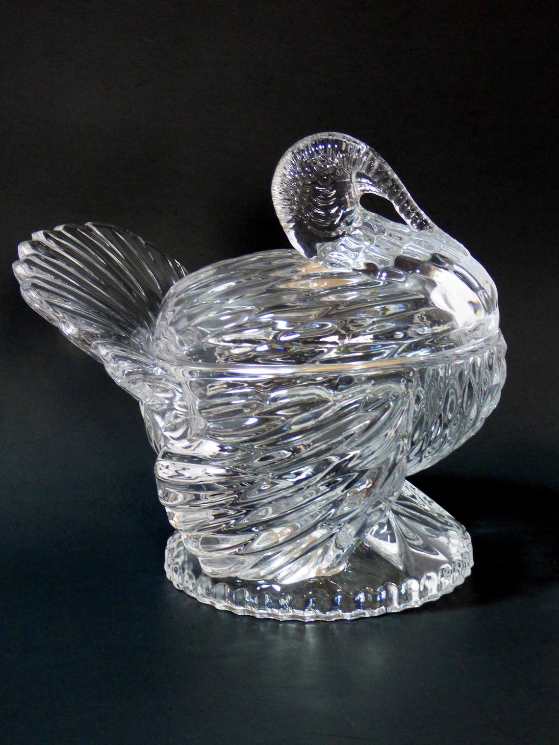 Large Crystal Turkey Shannon Crystal Designs of Ireland Turkey - Etsy