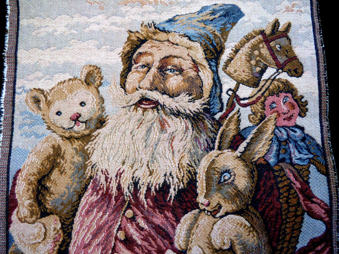 Vintage 12 Victorian Santa Claus W/toys Made in France - Etsy