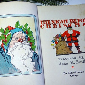 1908 the Night Before Christmas or A Visit From St. Nick & Mother Goose ...
