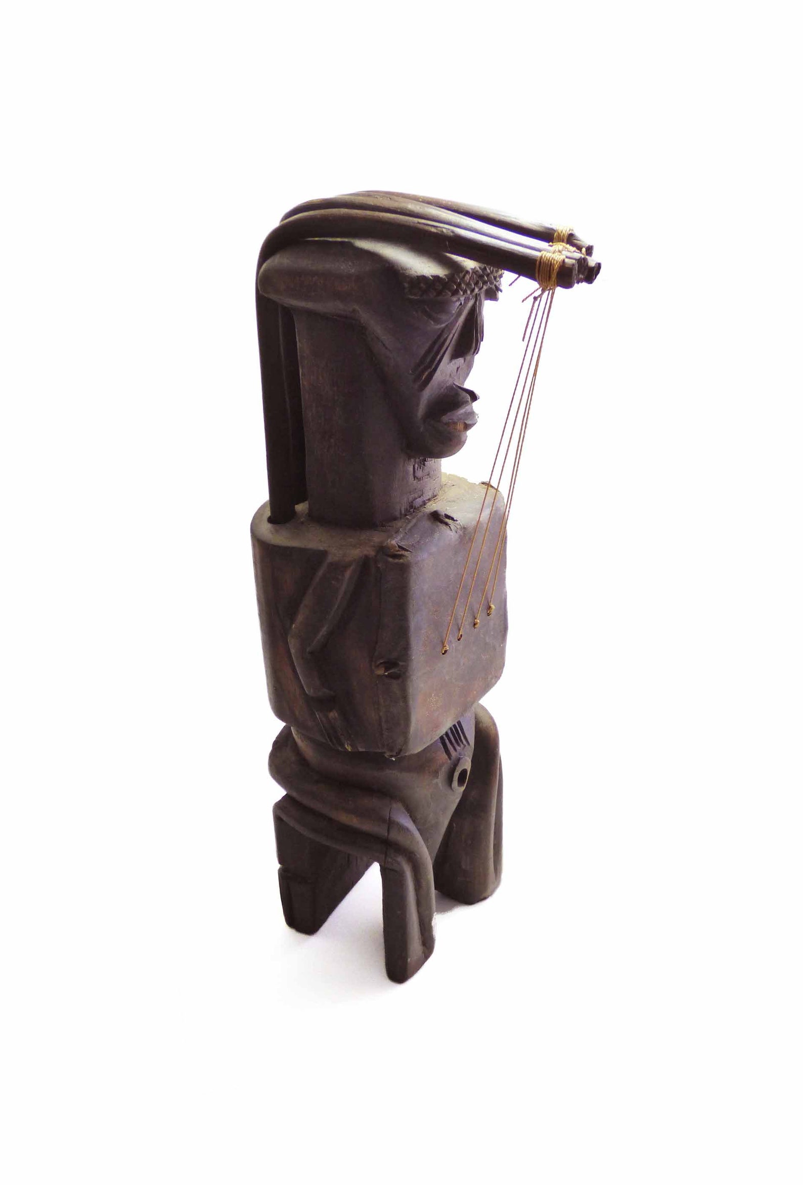 Ngombi Harp Fang Kelo People Harp GABON Africa Seated Woman | Etsy