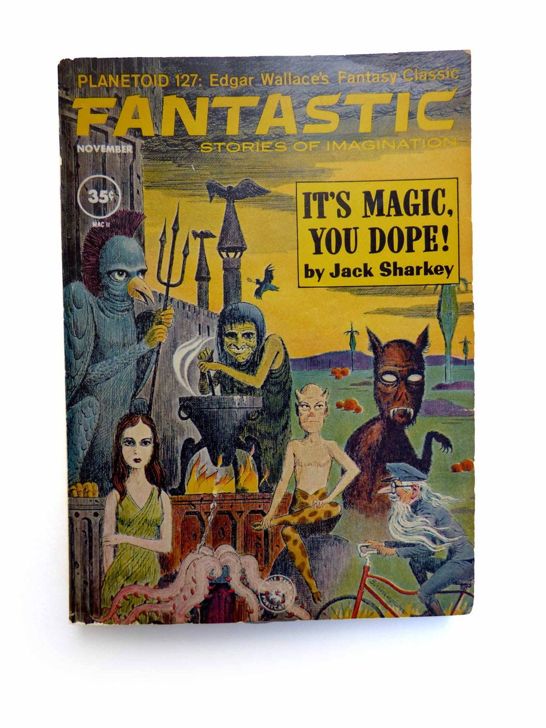 Fantastic Stories of Imagination Digest Cover by Lloyd Birmingham ...