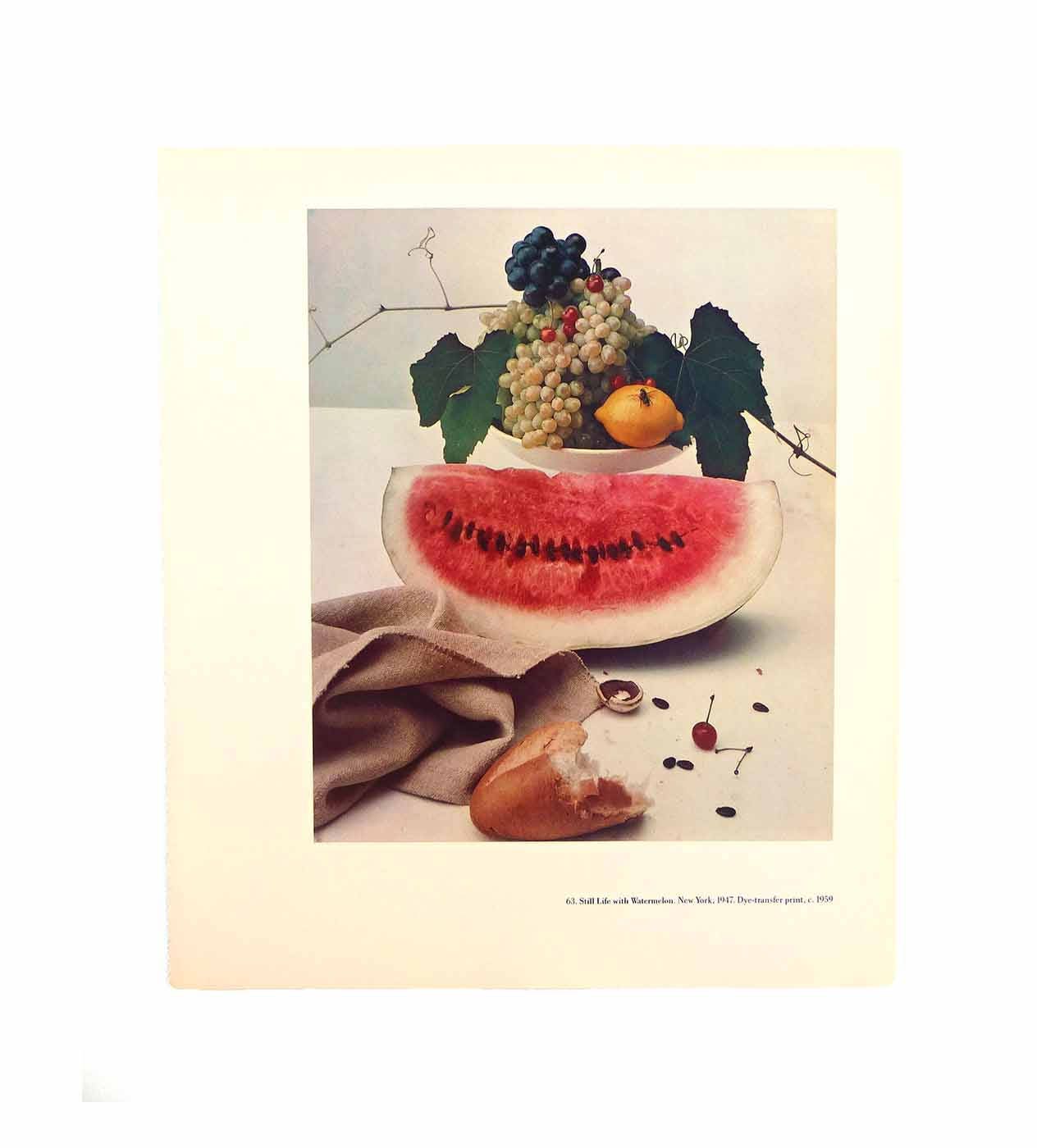 Irving Penn Still Life Watermelon
