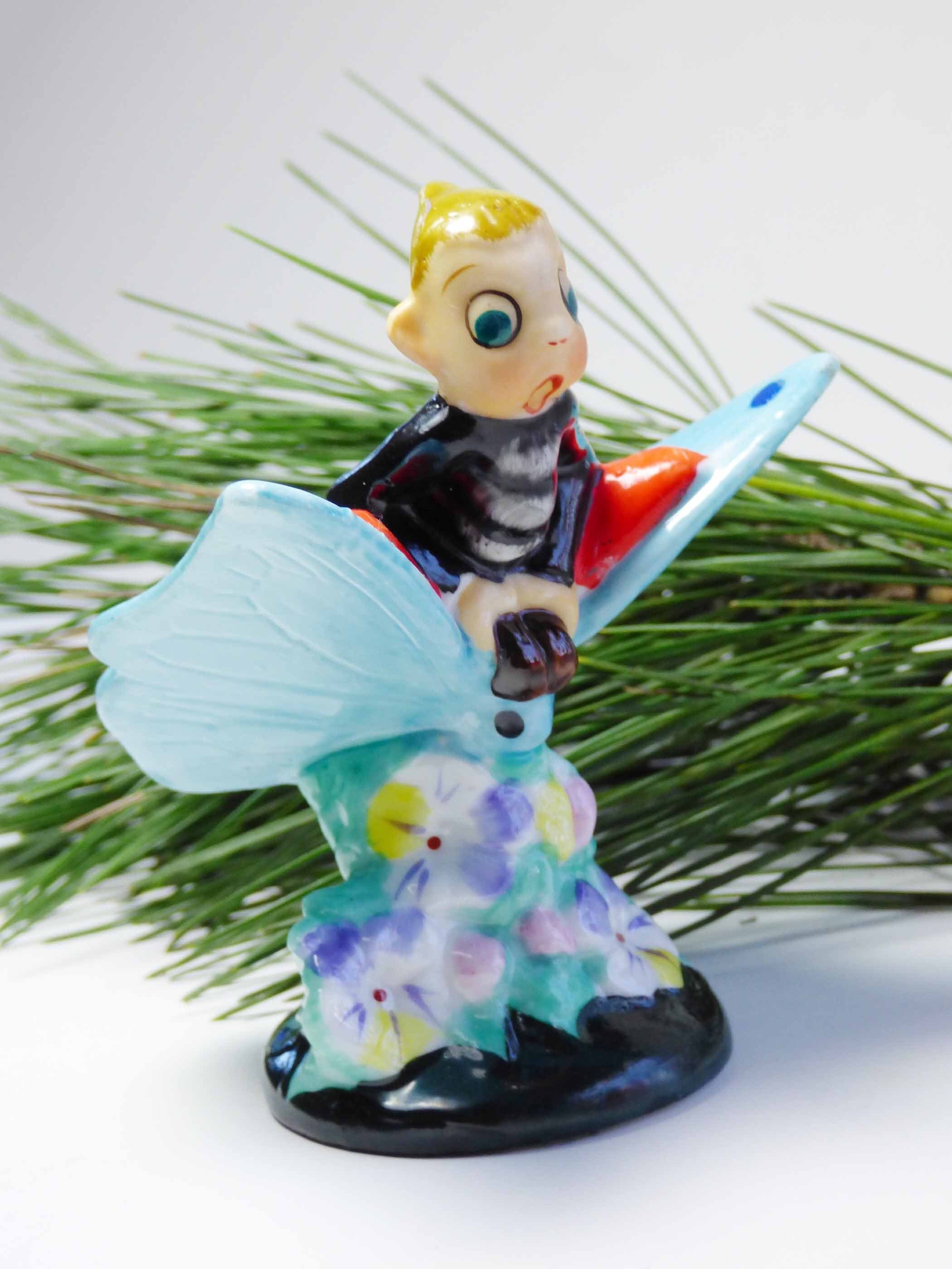 Take Off Vintage Insect Like Pixie Riding Flying Blue - Etsy