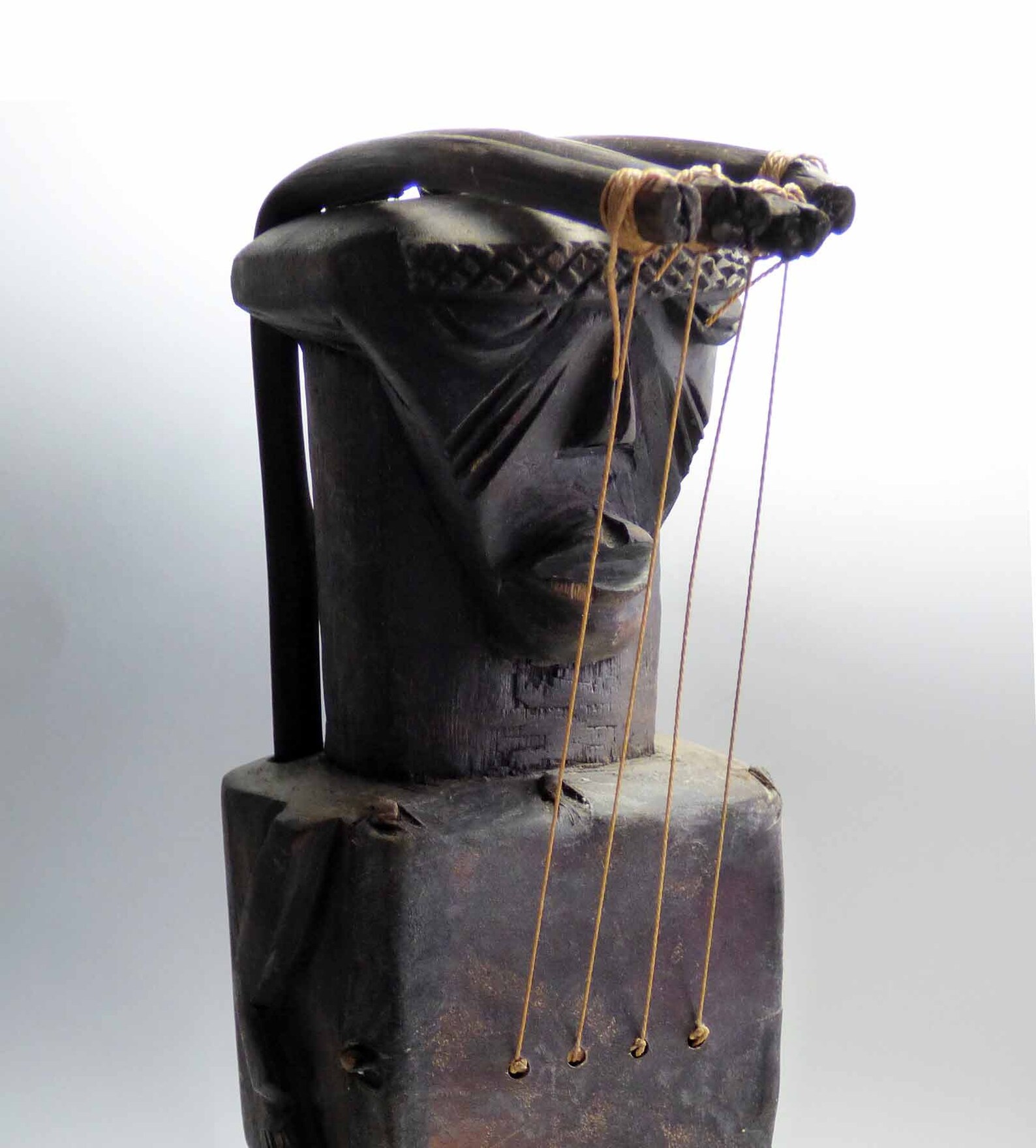 Ngombi Harp Fang Kelo People Harp GABON Africa Seated Woman | Etsy