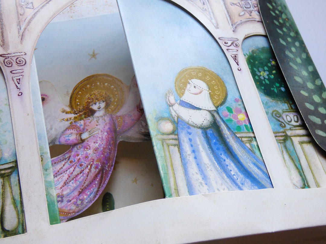 The Nativity Story by Francesca Crespi Vintage 3D Picture Pop-up Advent ...