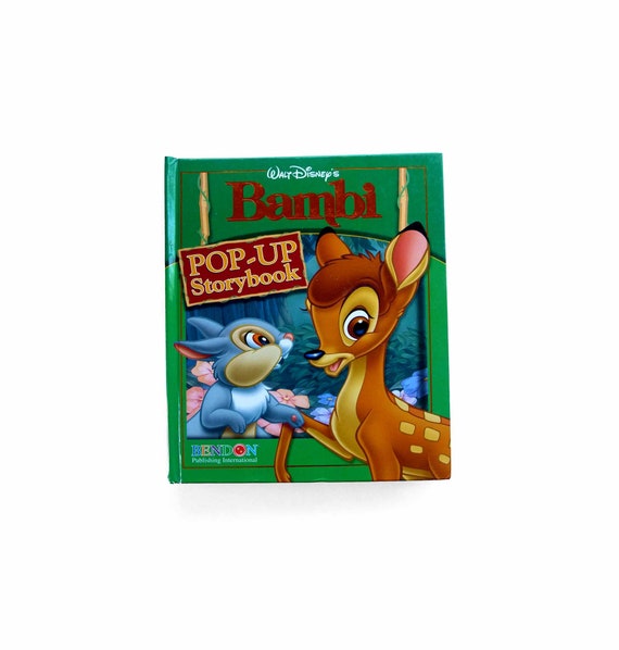 BAMBI Walt Disney Pop up Storybook Moveable Hardcover First | Etsy