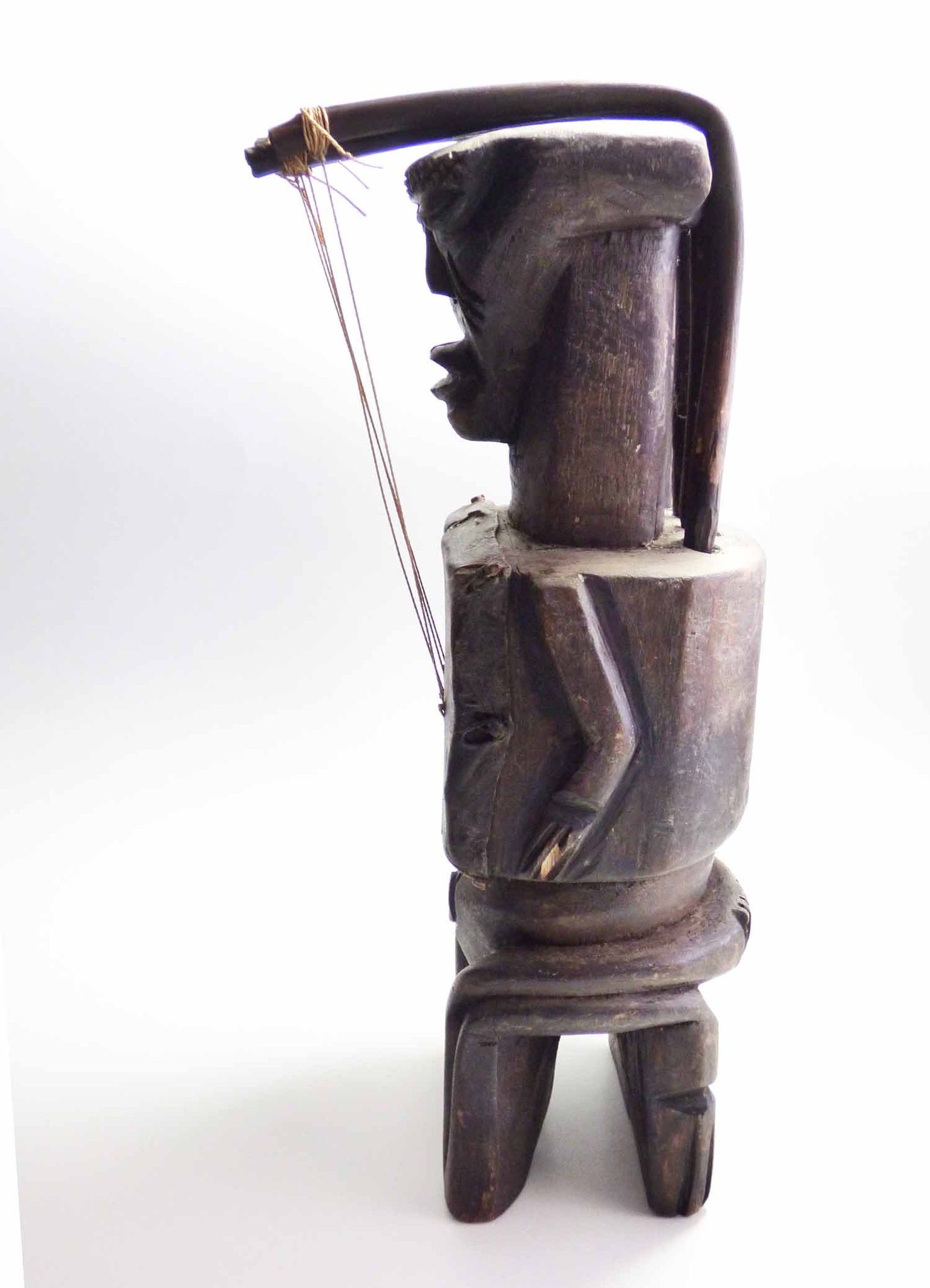 Ngombi Harp Fang Kelo People Harp GABON Africa Seated Woman | Etsy