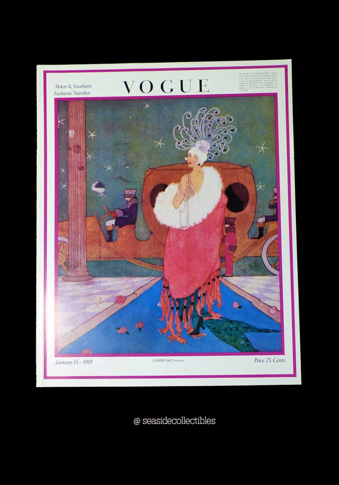 Helen Dryden Design VOGUE Magazine Cover Poster Motor and Southern ...