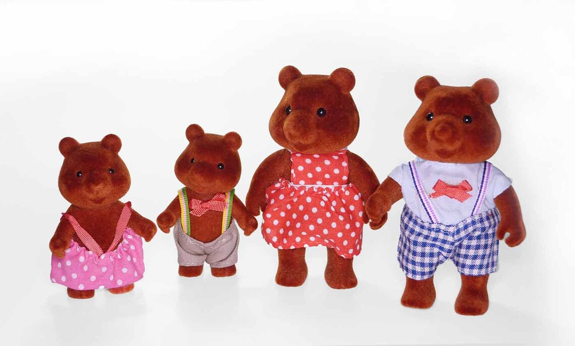 Vintage 1980s Calico Critters Forest Friends Mapletown Brown - Etsy