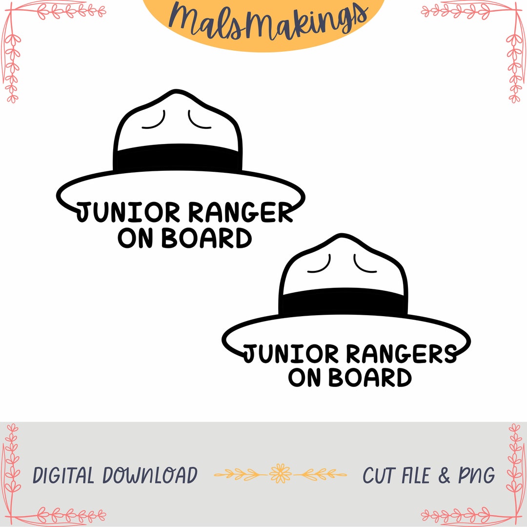 Junior Rangers Decal | Junior Rangers SVG | National Park Car Sticker ...