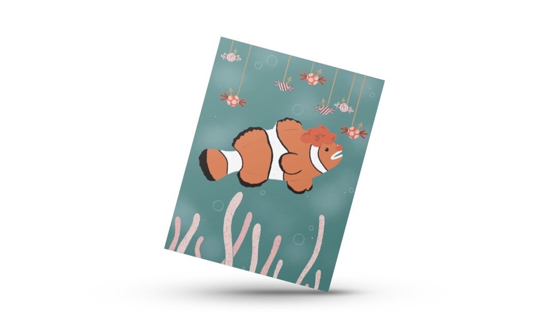 Clown Fish Halloween Greeting Card, Hope You’re Halloween is off the ...