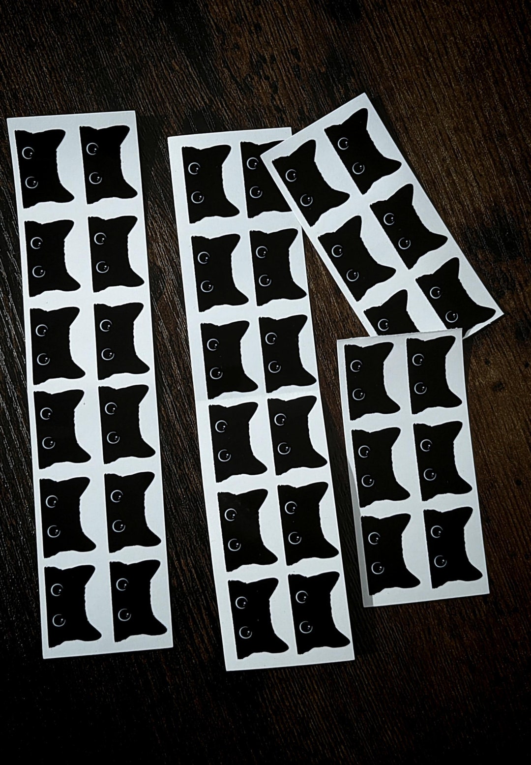 6/12/18 Set Cat Peeker Decal, Car Decal, Black Cat Peeker Sticker ...