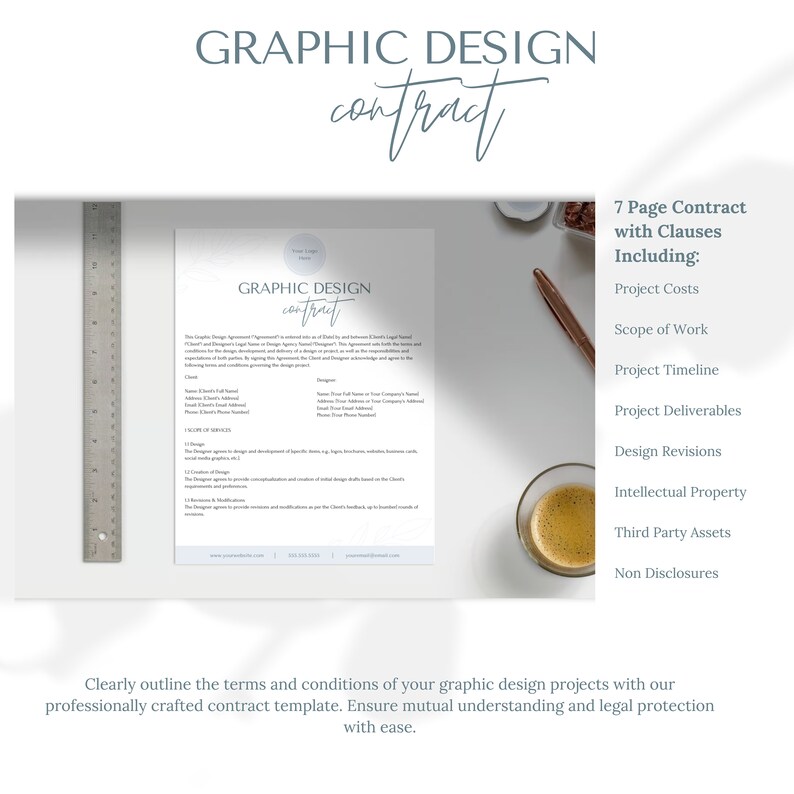 Graphic Design Contract Premier Bundle - Etsy