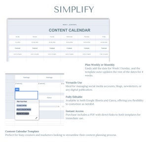Real Estate Content Calendar Premier Bundle - Etsy
