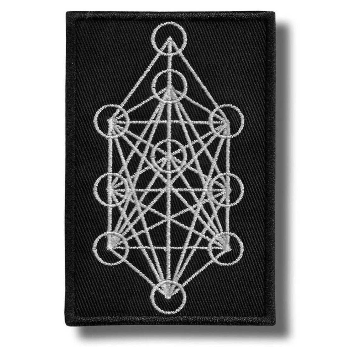 Sacred Geometry, Tree of Life Variation 3 - Embroidered Patch, BUY3 ...