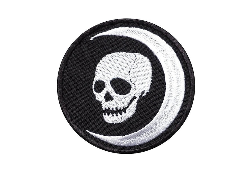 MINAS MORGUL Symbol Embroidered Patch, Tolkien, Skull, Lord of the Rings, LOTR, Silmarillion ...