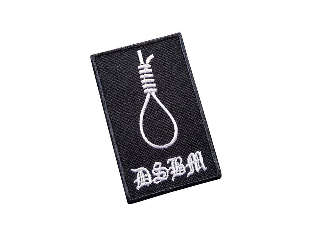 DSBM Embroidered Patch, Black Metal, Depressive Black Metal, Silencer ...