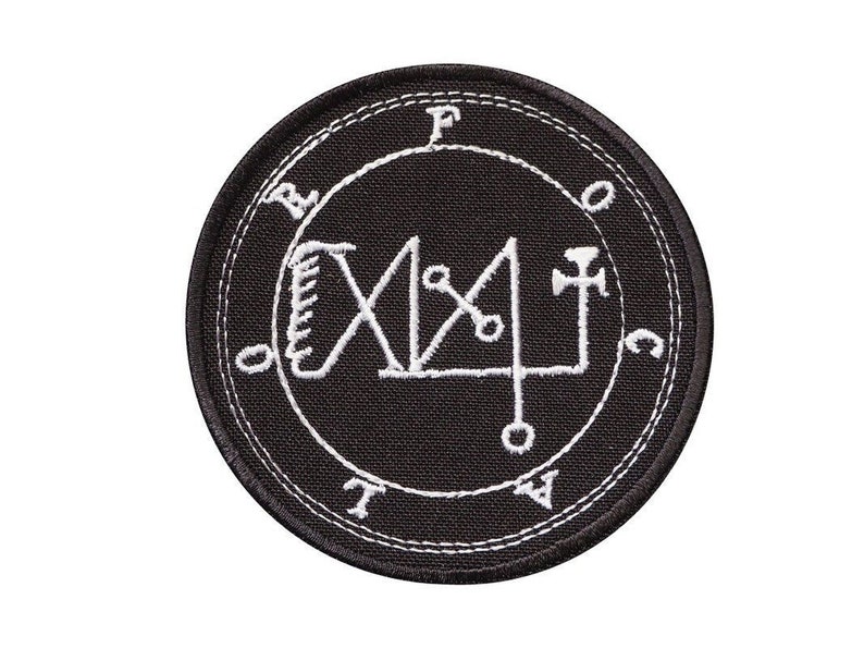 DEMONS SIGILS Embroidered Patches, Lucifer, Satan, Occult Patches, Demonic Patches, Magic ...